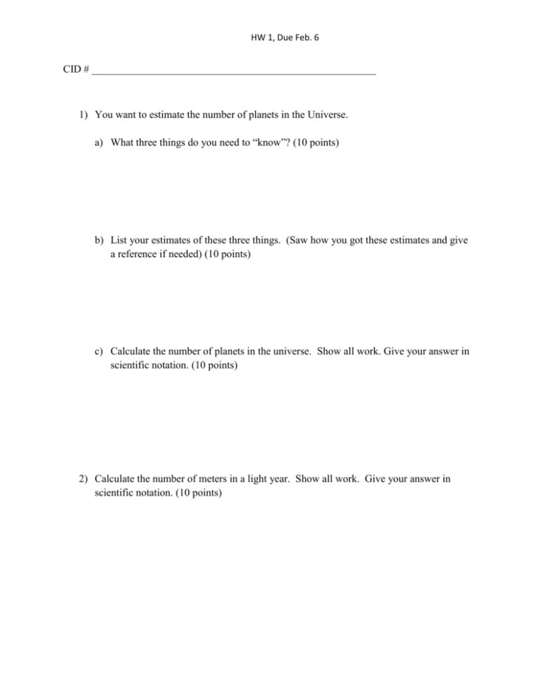 Scientific Notation