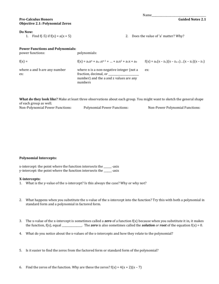 Guided Notes 2 1