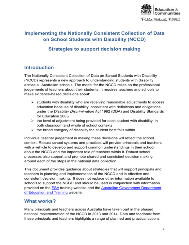 Strategies to support decision making