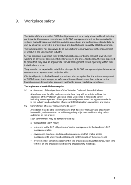 Example of an OHS risk register for offices - Safety