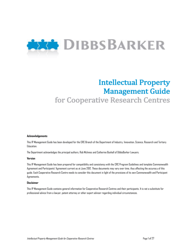 Intellectual Property Management Guide