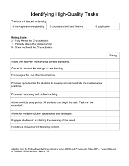 3 Point Rating Scales