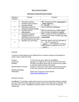 Clean Edge Razor Presentation