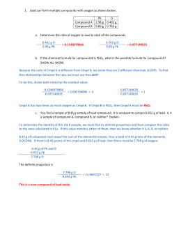 Laws of Definite & Multiple Proportions