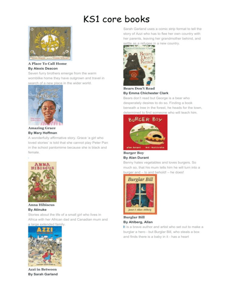 Ks1 Core Book List