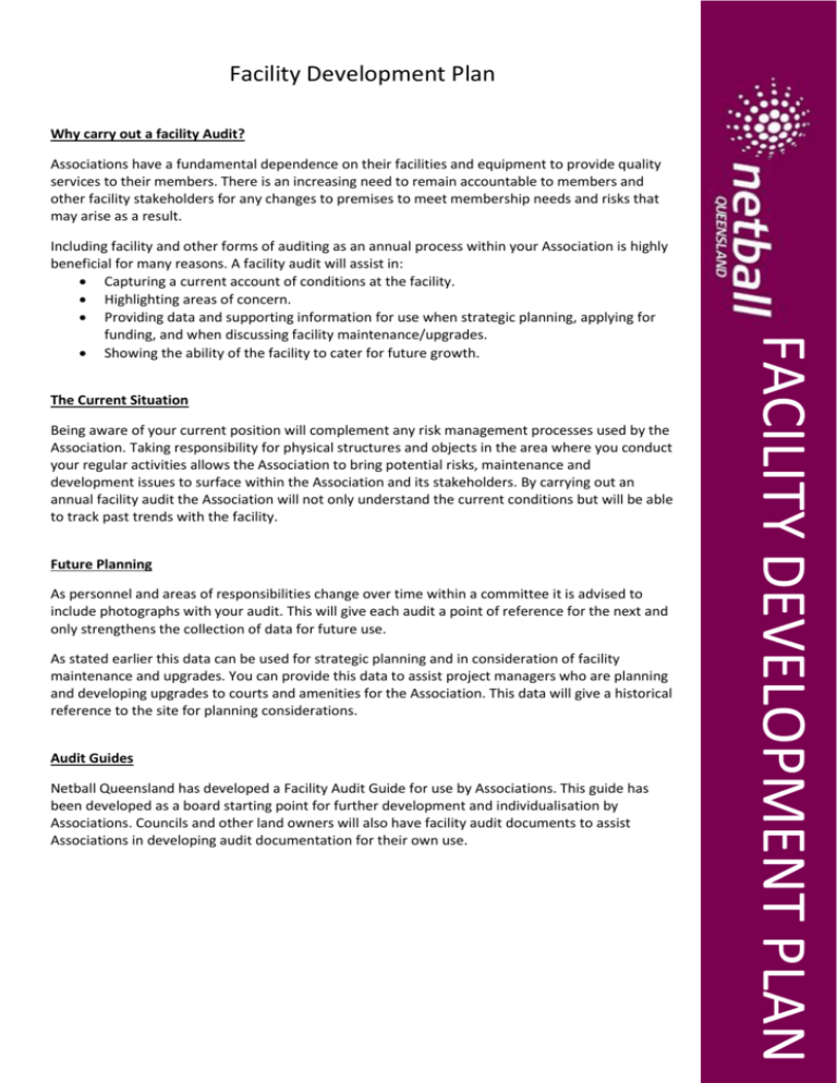 Facility Development Plan Template