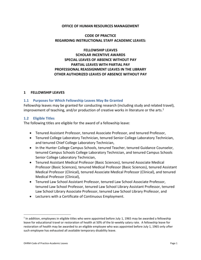 Code Of Practice Regarding Instructional Staff Code Of Practice Regarding Instructional Staff