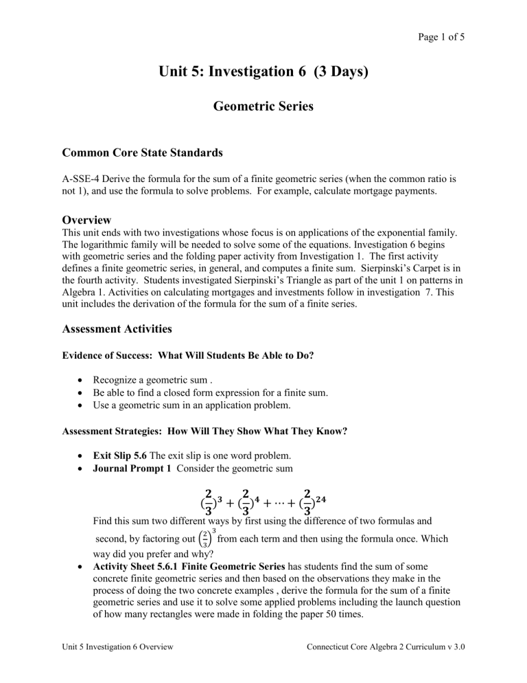 Overview Common Core Standards In Connecticut