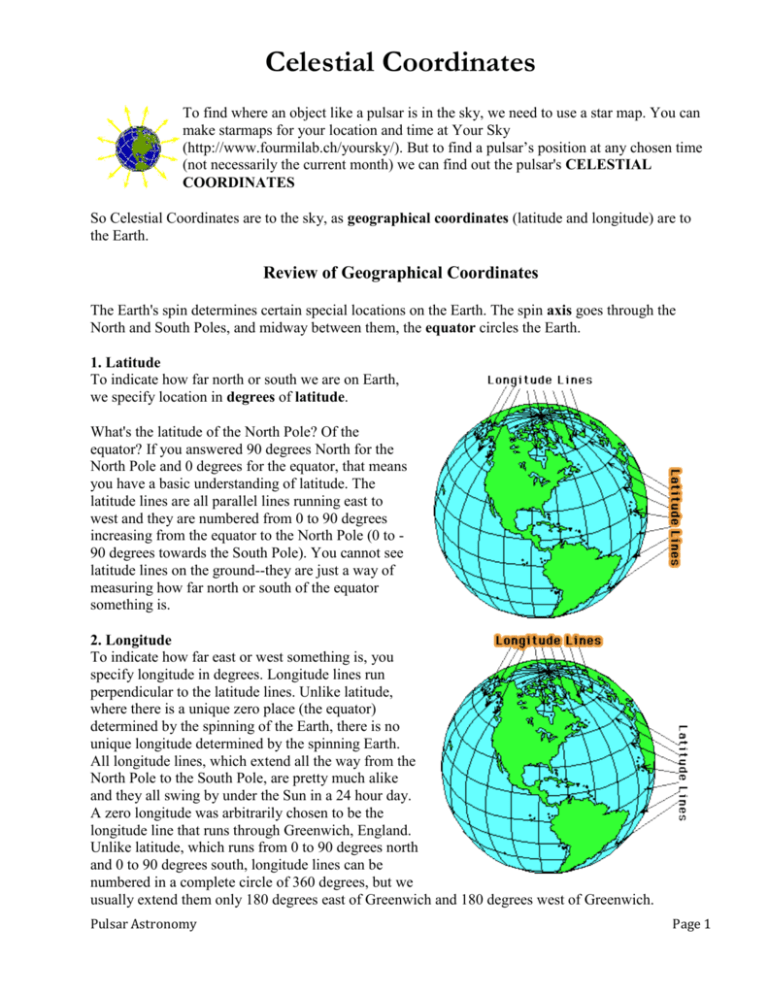 Celestial Coordinates