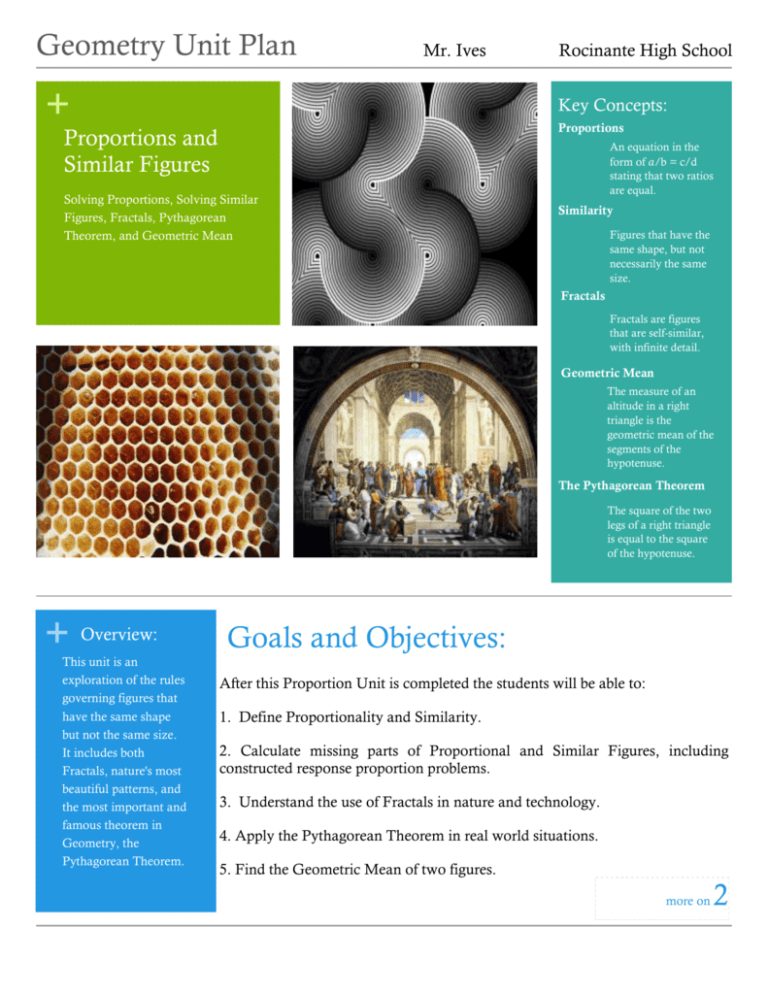 CC Common Core Geometry Proportions And Similar Figures