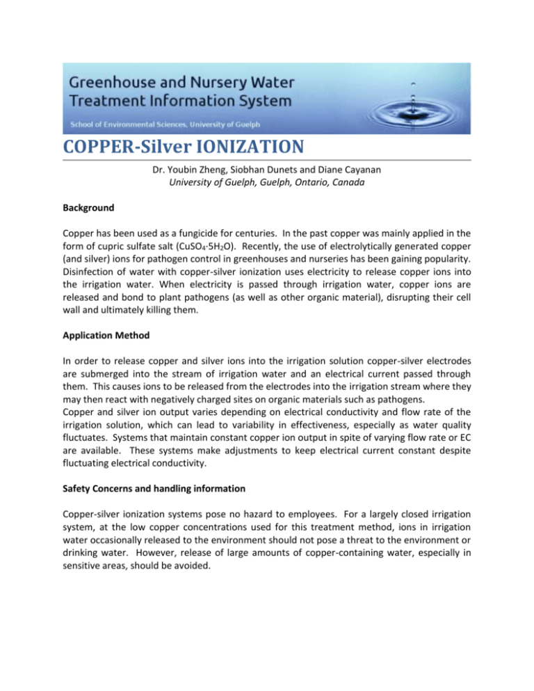 Copper ionization_final - Controlled Environment Systems