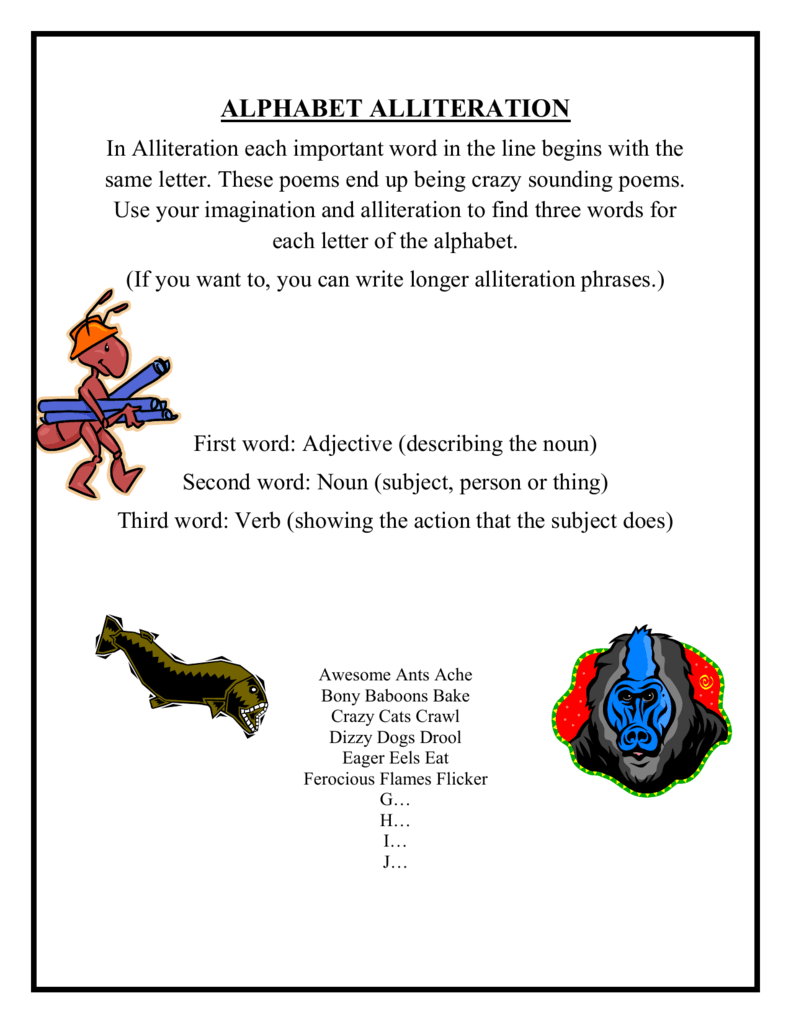 Alphabet Alliteration Prairie Spirit Blogs Alphabet Alliteration Prairie Spirit Blogs