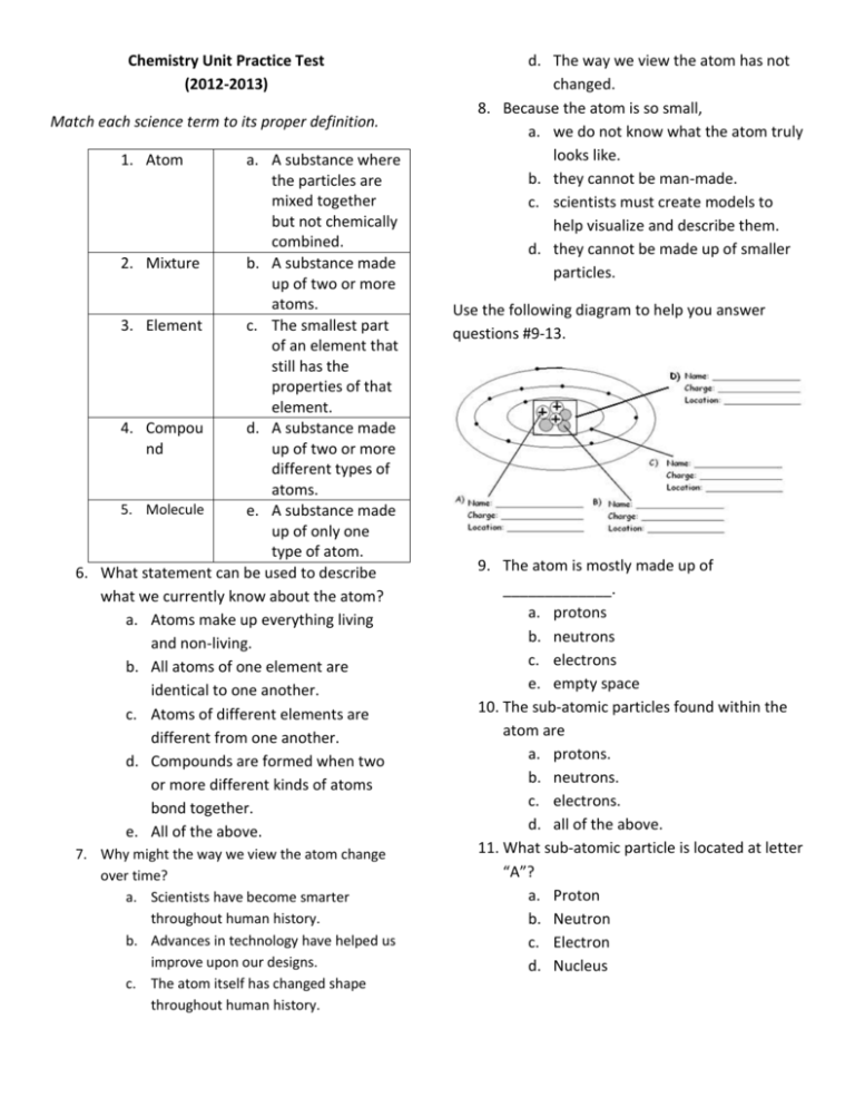 Practice Test Practice Test