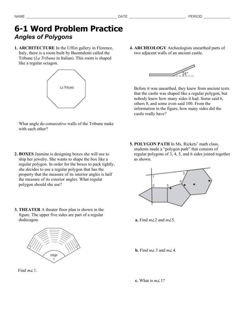 6 1 Word Problems