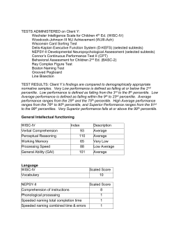 Kaufman Assessment Battery for Children, Second Edition