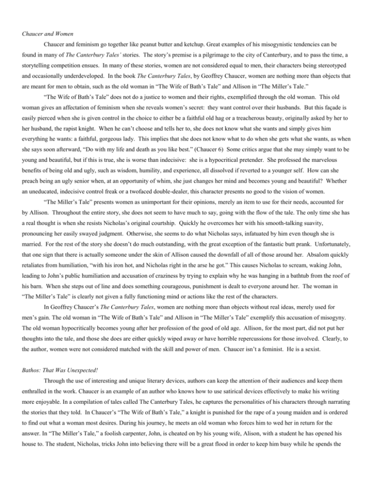 Canterbury Essay Examples