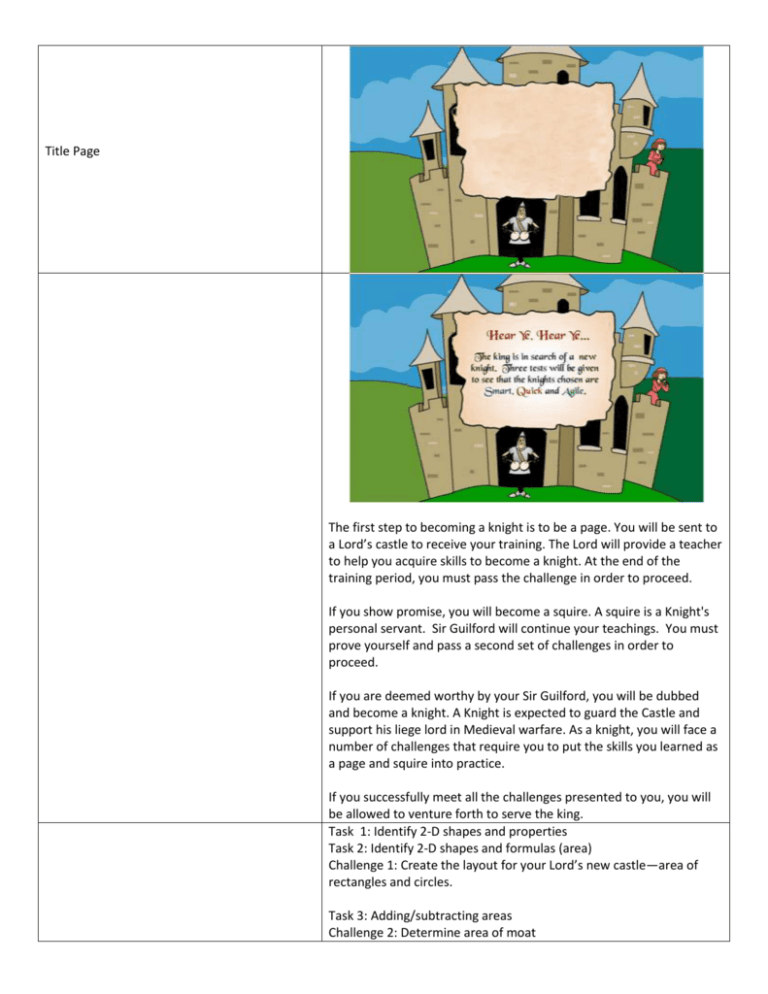i3d Math Quest Storyboard