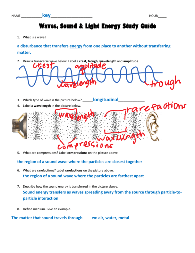 Study Guide ANSWER KEY Study Guide ANSWER KEY