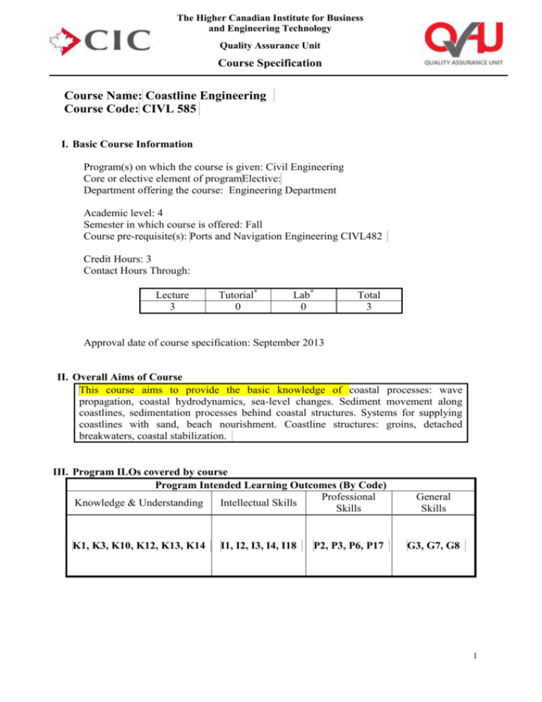 COURSE TITLE COURSE CODE 