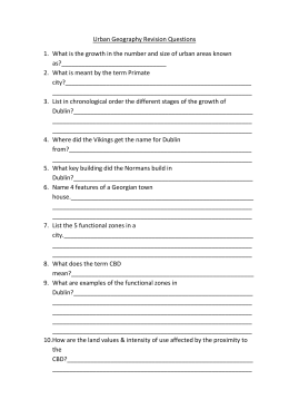 Questionnaire Urban sprawl - European Environment Agency