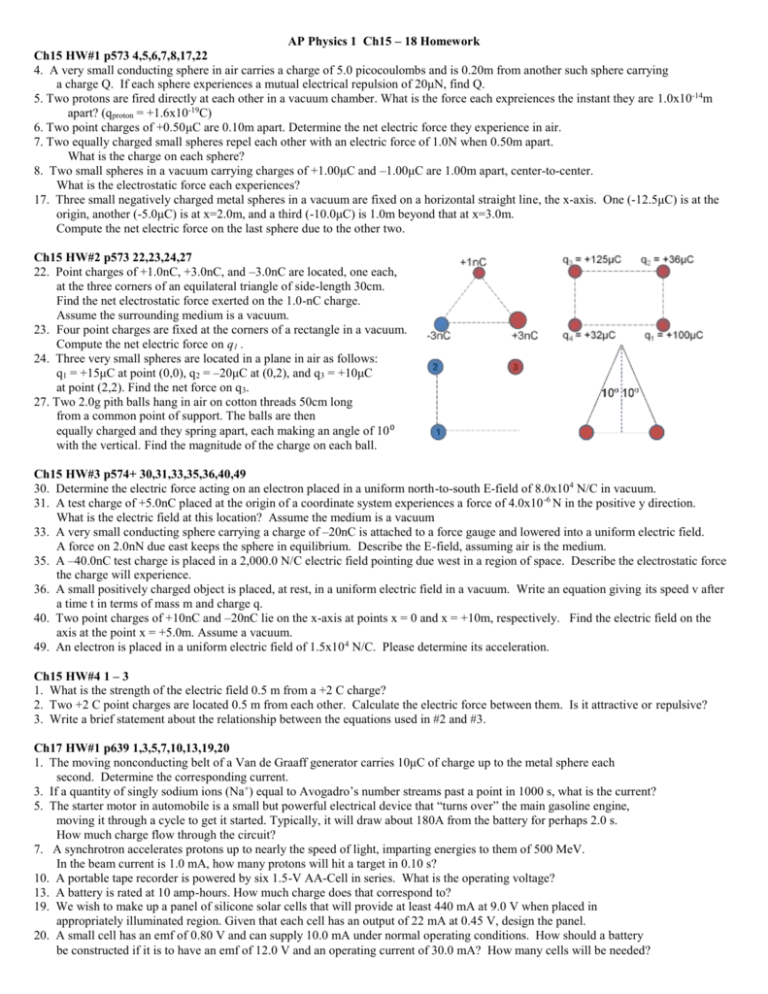 AP Physics Ch15 16 Homeworks AP Physics Ch15 16 Homeworks