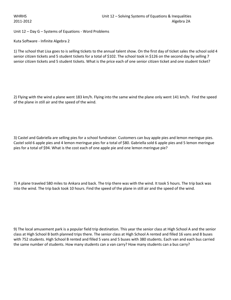 Algebra 25 Word Problems Worksheet Algebra 25 Word Problems Worksheet