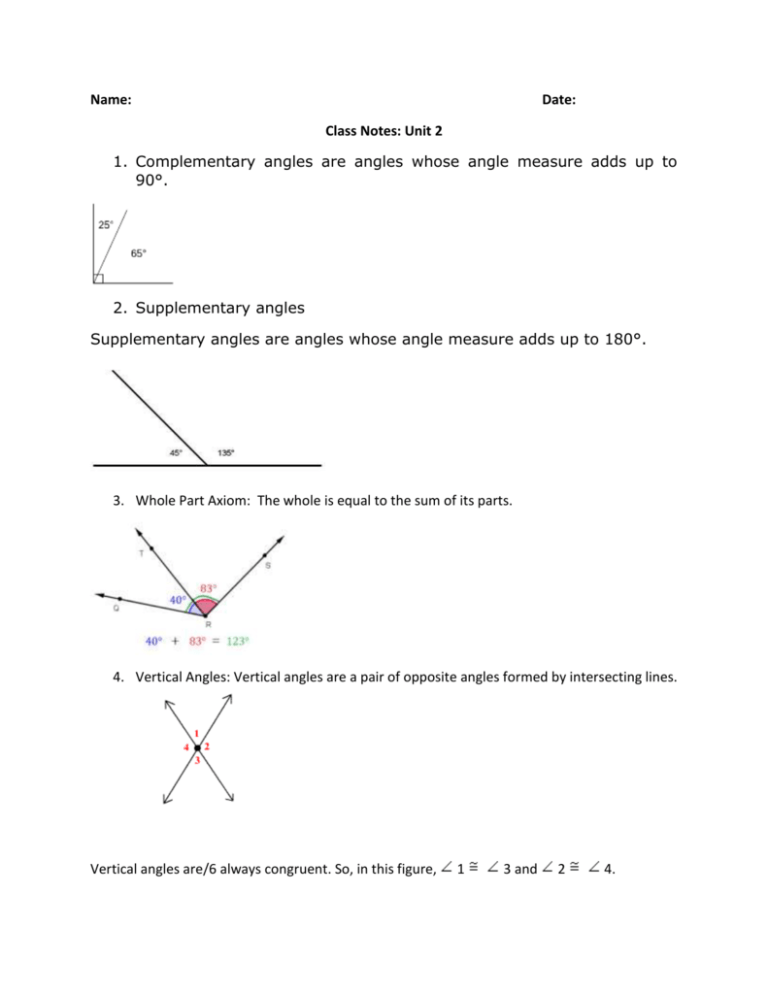 Unit 2 Use Equations In Geometry