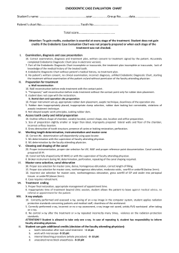 endodontic therapy/endodontic consent form