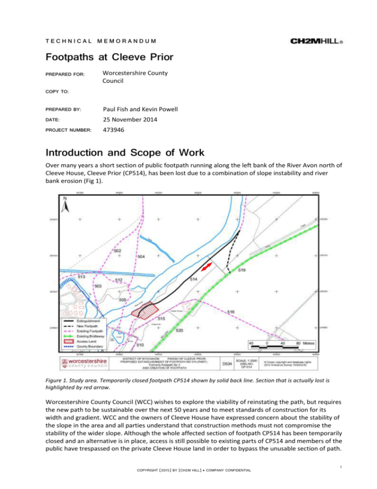 Site mapping and Slope Geomorphology