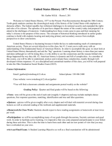 History Helps Us Understand Change