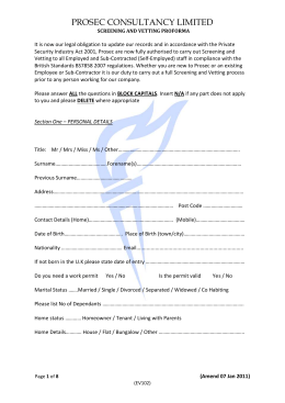 Influencing Style Questionnaire