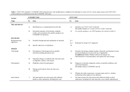 CONSORT 2010 checklist of information to include when reporting a ...