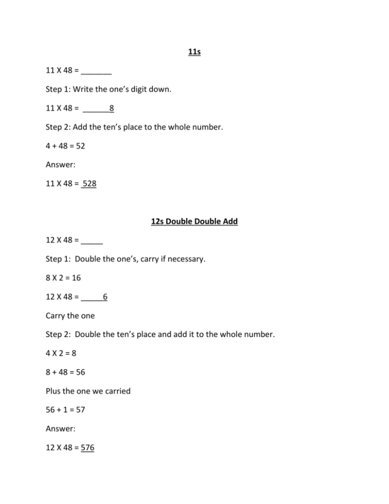 Number Sense Tricks