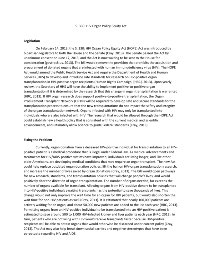 Health Policy Analysis