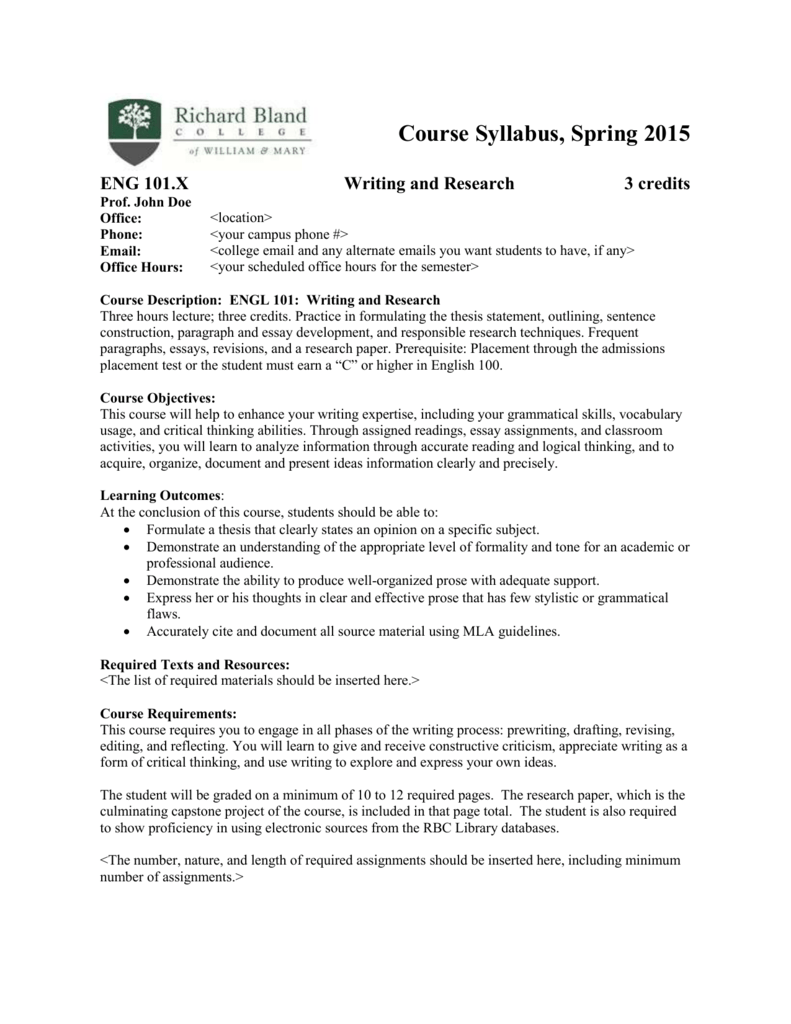 English Syllabus 1 A Kulturaupice