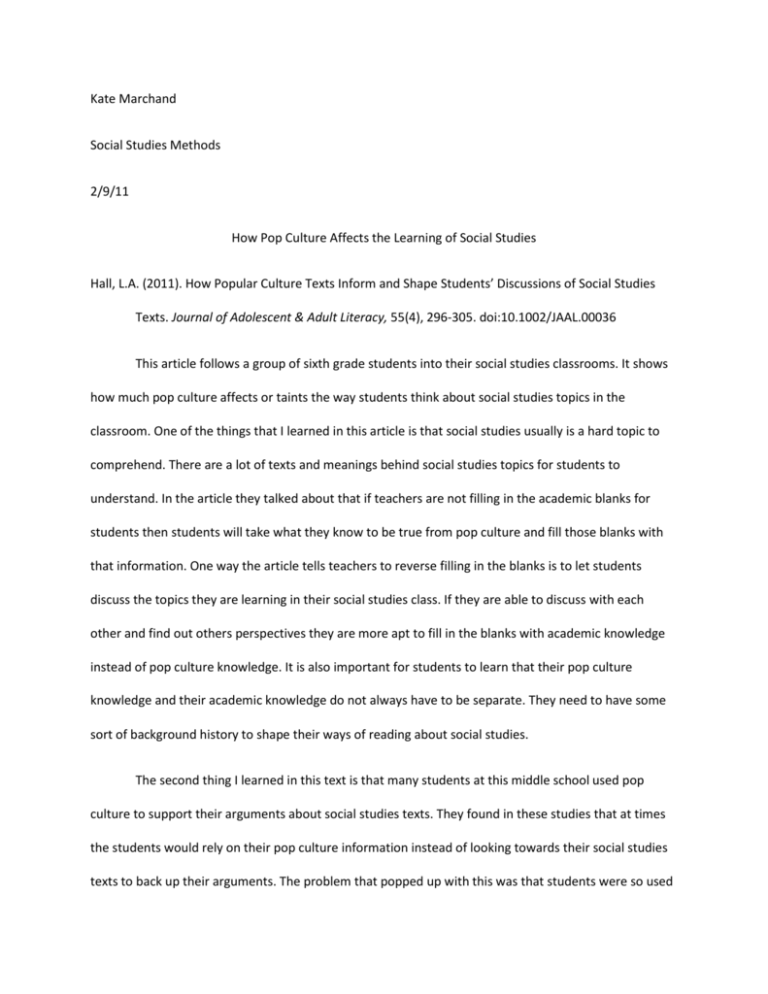 Social Studies Methods Journal 1 social-studies-methods-journal-1