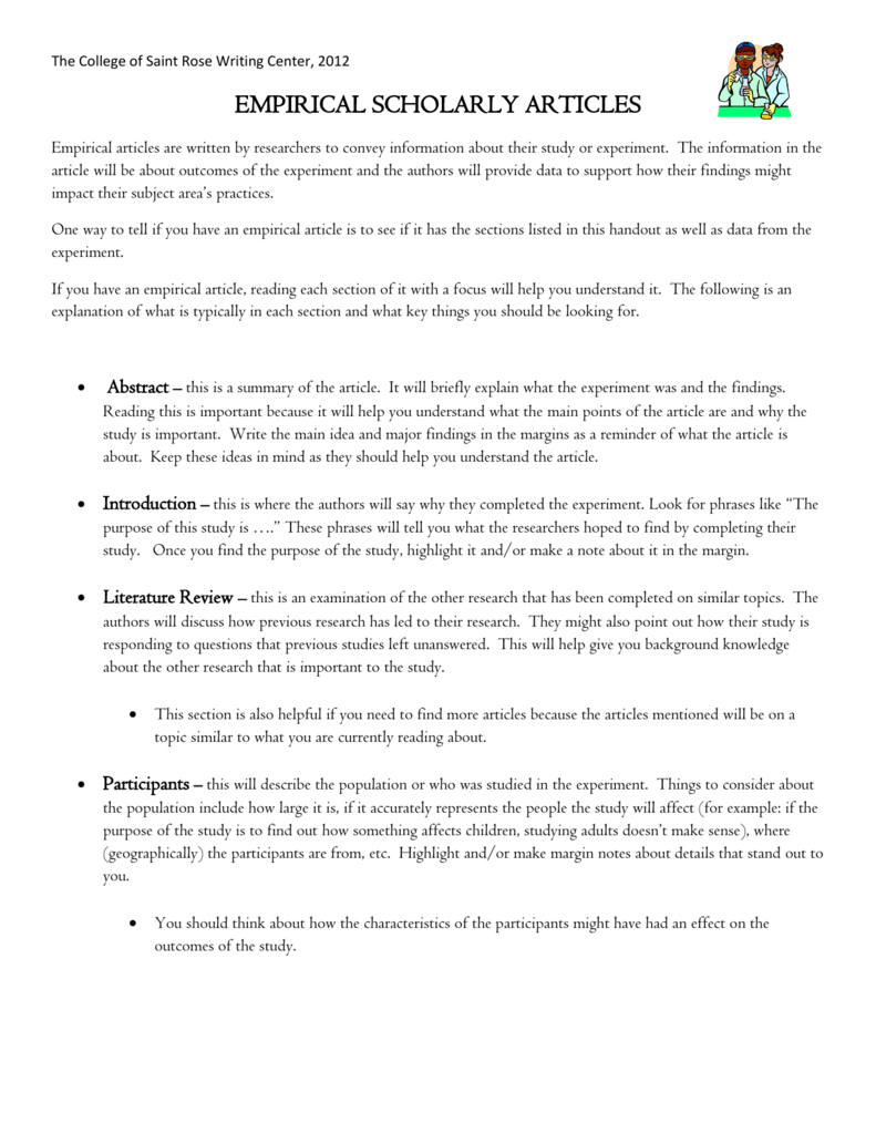 Scholarly Article Abstract Example How To Summarize A Journal Article with Examples 2019 01 12