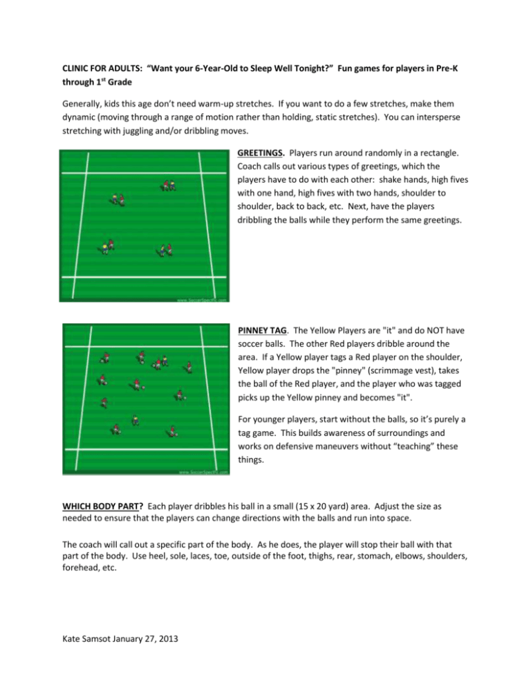 Activities For Pre K