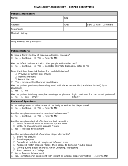 Diaper Rash Cream Permission