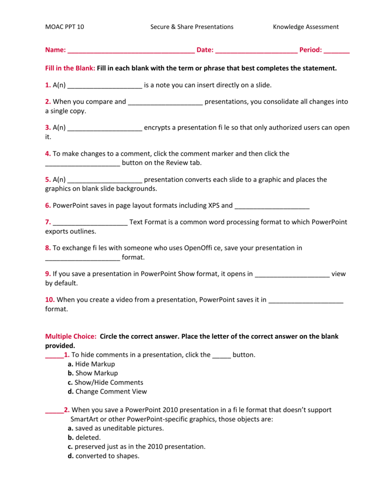 Guided Notes
