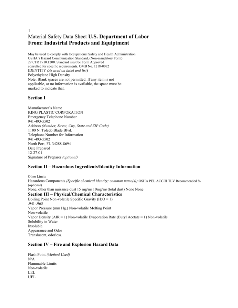 MSDS