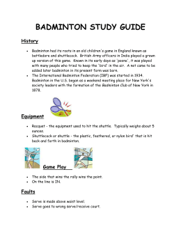 Badminton Rules