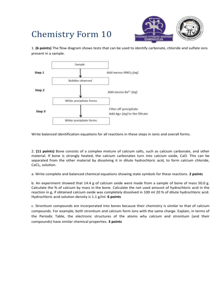 10th Grade Chemistry 10th Grade Chemistry