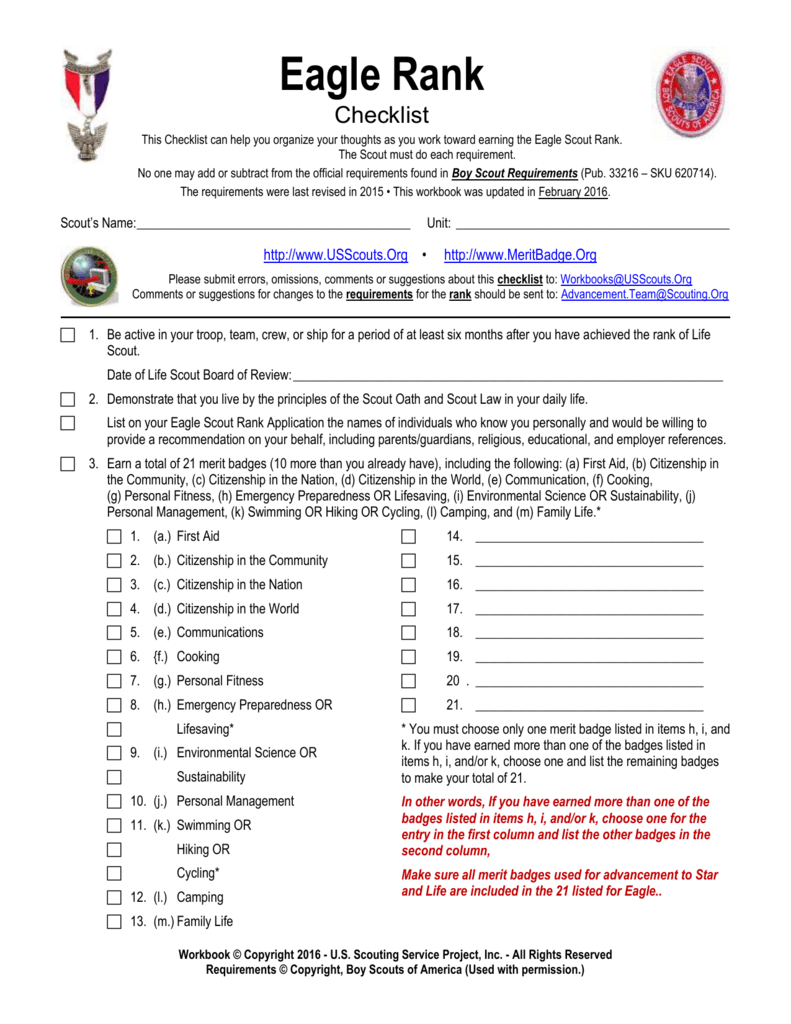 Eagle Rank US Scouting Service Project