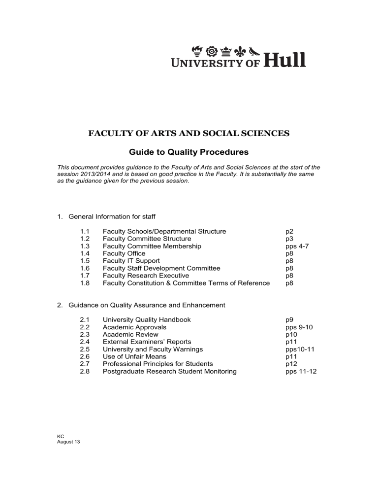 Guide to Quality Procedures