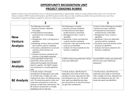 Mental Illness Presentation Rubric