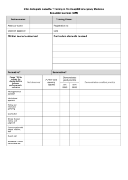 Internal Post Assessment Moderation Checklist