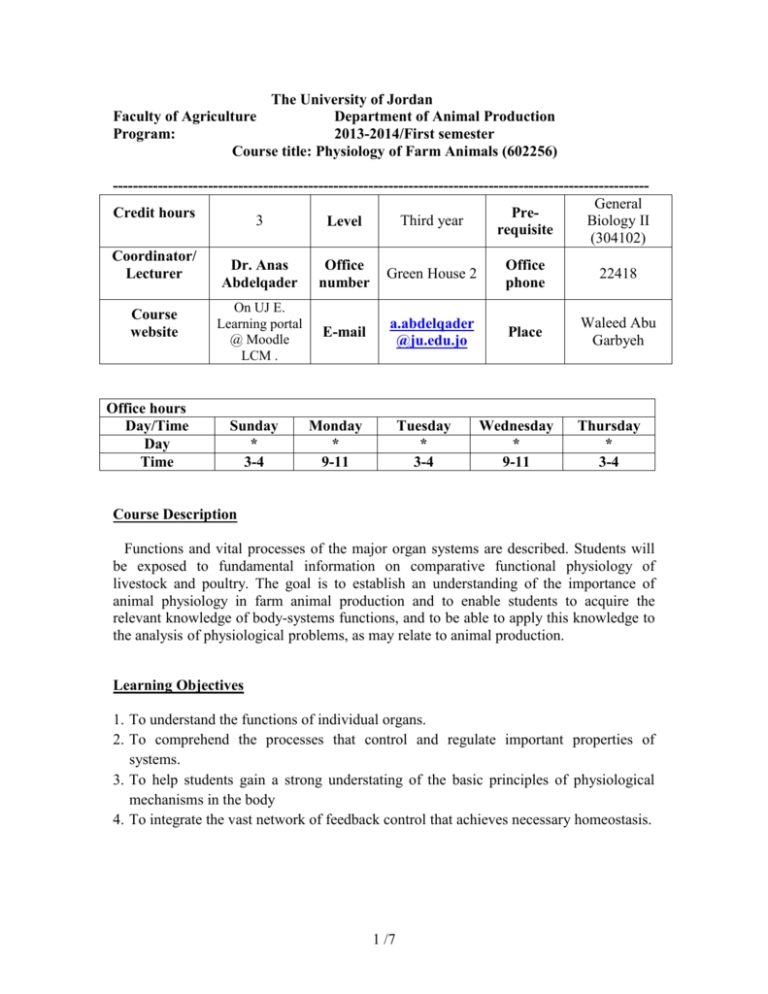 Physiology Of Farm Animals 602256 ILO s