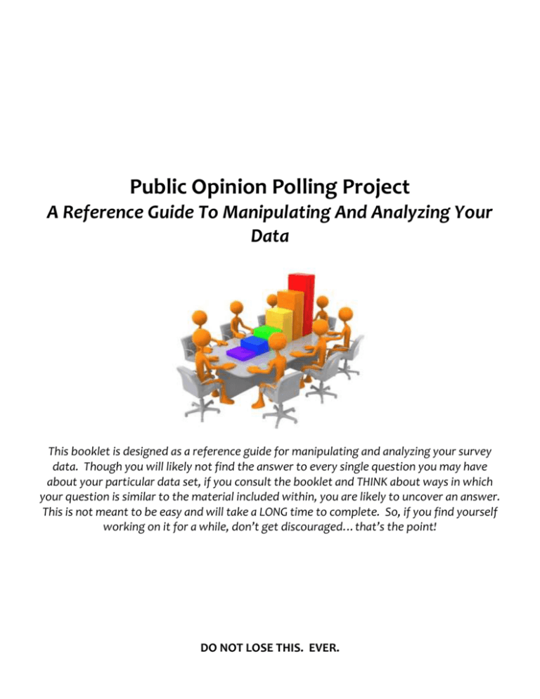 Analyzing The Survey Data Booklet
