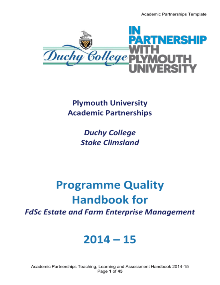 DOWNLOADFdSc Estate And Farm Enterprise